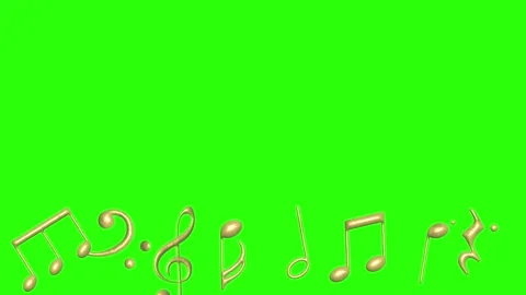 Musical notes signs elements animation, ... | Stock Video | Pond5