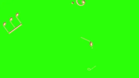 Musical notes signs elements animation, ... | Stock Video | Pond5