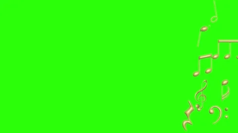 Musical notes signs elements animation, ... | Stock Video | Pond5