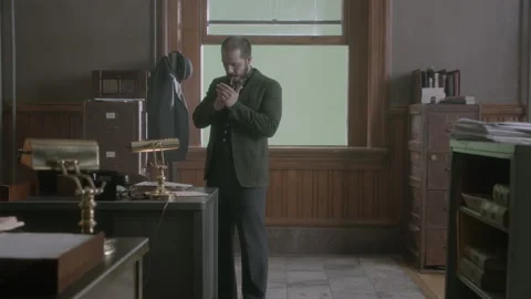 Mussolini at newspaper office, 1910s - R... | Stock Video | Pond5