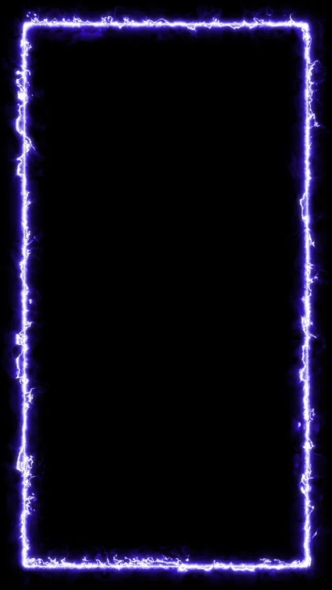 Muted Light Of An Electric Neon Blue Bor... | Stock Video | Pond5