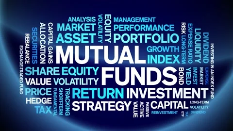 Mutual Funds animated word cloud,animati... | Stock Video | Pond5
