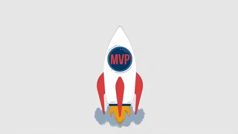 MVP startup rocket launch hand drawn 2D ... | Stock Video | Pond5