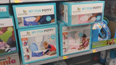 My Fun Potty Container | Stock Video | Pond5