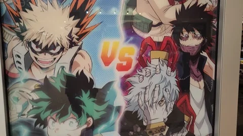 My Hero Academia Anime Signage Markland ... | Stock Video | Pond5