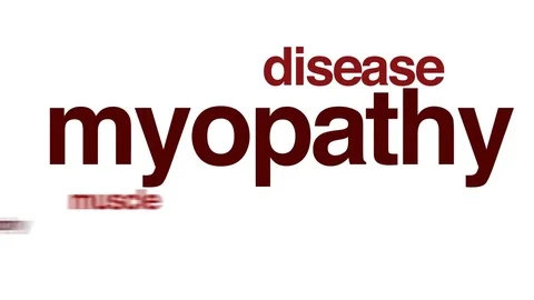 Myopathy animated word cloud. | Stock Video | Pond5