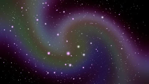 Mysterious galaxy floating in space with... | Stock Video | Pond5