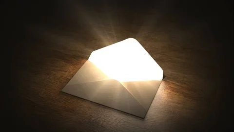 The mysterious letter, envelope, secret.... | Stock Video | Pond5