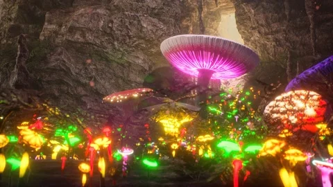 Glowing Mushroms Stock Videos – Royalty-Free HD & 4K Videos