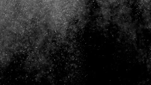 Mysterious particles of opaque white dus... | Stock Video | Pond5
