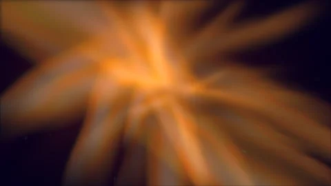 Mystical yellow aurora waves on night sk... | Stock Video | Pond5