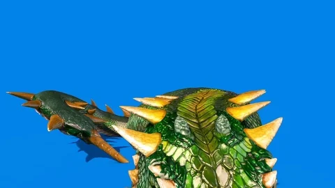 Mythological SNAKE Monster Dragoon Jump ... | Stock Video | Pond5