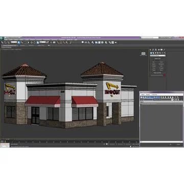 3D Model: In-N-Out Burger Restaurant House #91609003 | Pond5