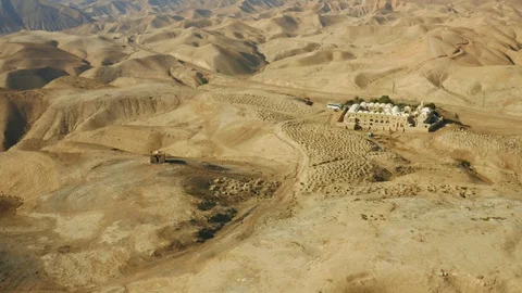 Nabi Musa (Prophet Moses) burial site in... | Stock Video | Pond5