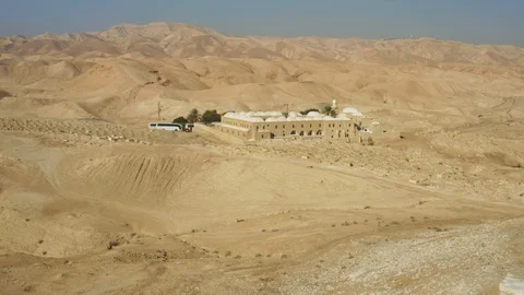Nabi Musa (Prophet Moses) burial site in... | Stock Video | Pond5