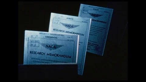 NACA and NASA’s Flight Research Center... | Stock Video | Pond5