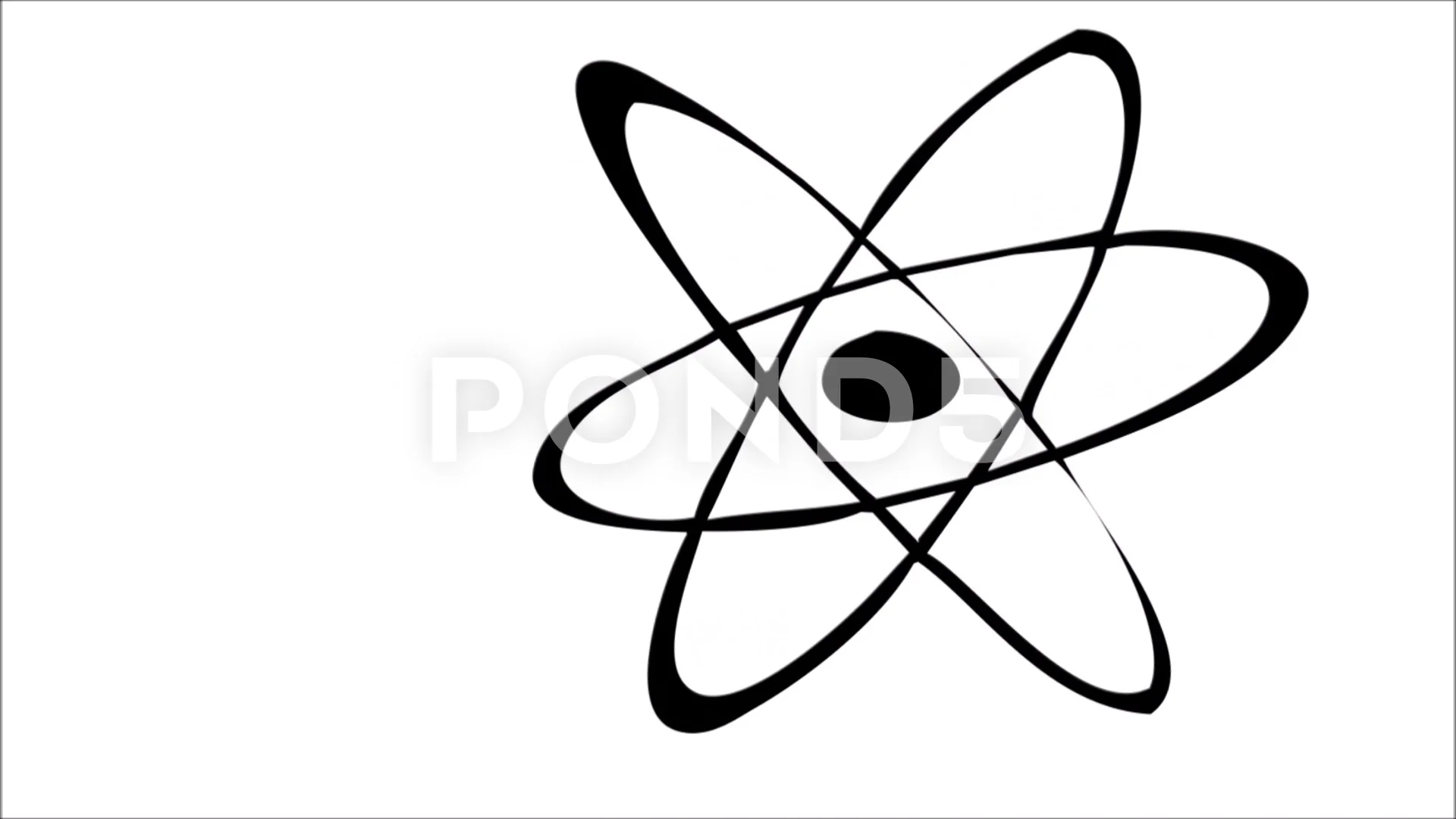 Atom Clip Art Black And White