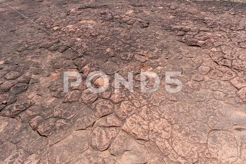 Naka cave giant snake scale stone. in the Phu Langka national park ...