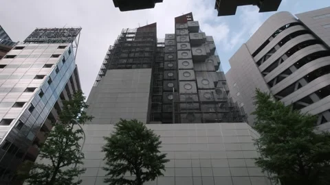 The Nakagin Capsule Tower Building being... | Stock Video | Pond5