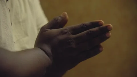 namaste indian marathi guy hand close up | Stock Video | Pond5