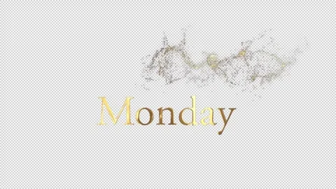 Name Of Monday Stock Videos – Royalty-Free HD & 4K Videos