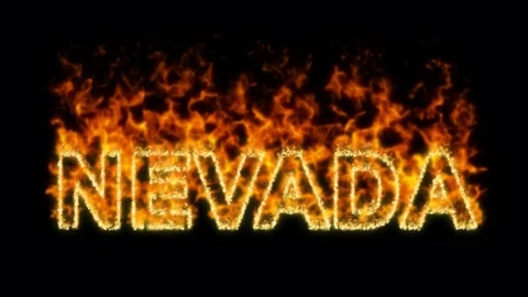Name NEVADA flares up and burns out. Alp... | Stock Video | Pond5