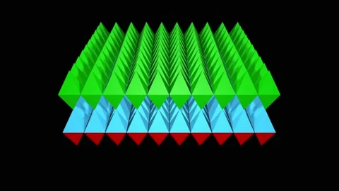 Nanosheets , molecular layers . 3d anima... | Stock Video | Pond5