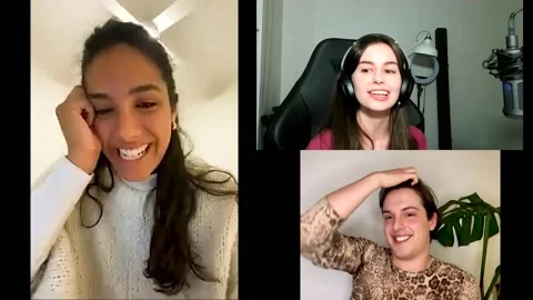 Naomi Higgins with cast speak about 'Why... | Stock Video | Pond5