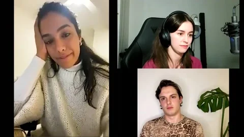 Naomi Higgins with cast talk about seaso... | Stock Video | Pond5