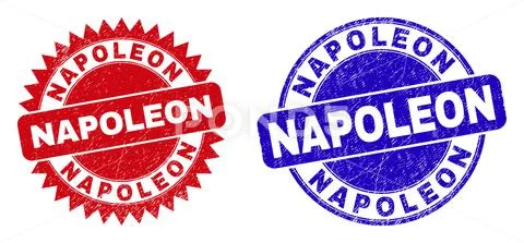 NAPOLEON Rounded and Rosette Seals with Rubber Texture: Royalty Free ...