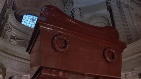 Napoleons tomb inside Les Invalides, Par... | Stock Video | Pond5
