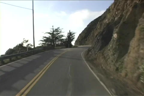 Two Lane Road Stock Footage ~ Royalty Free Stock Videos | Pond5