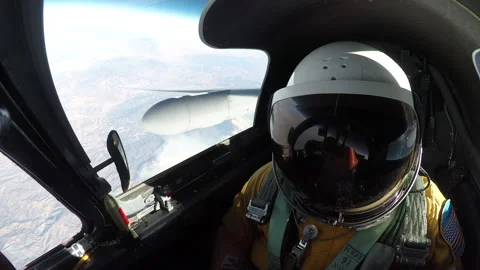 NASA ER2 High-Altitude Aircraft cockpit-... | Stock Video | Pond5