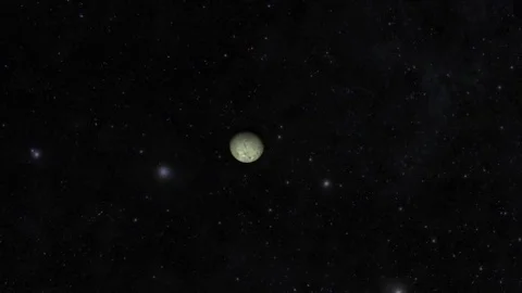 NASA imagery of a flyby of Neptune and i... | Stock Video | Pond5