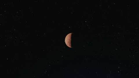 NASA-inspired CGI animation of Mars with... | Stock Video | Pond5