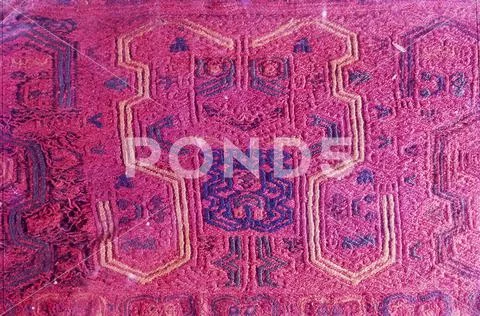 Nasca peru.cloth and historical textil tribal motifs figure ...