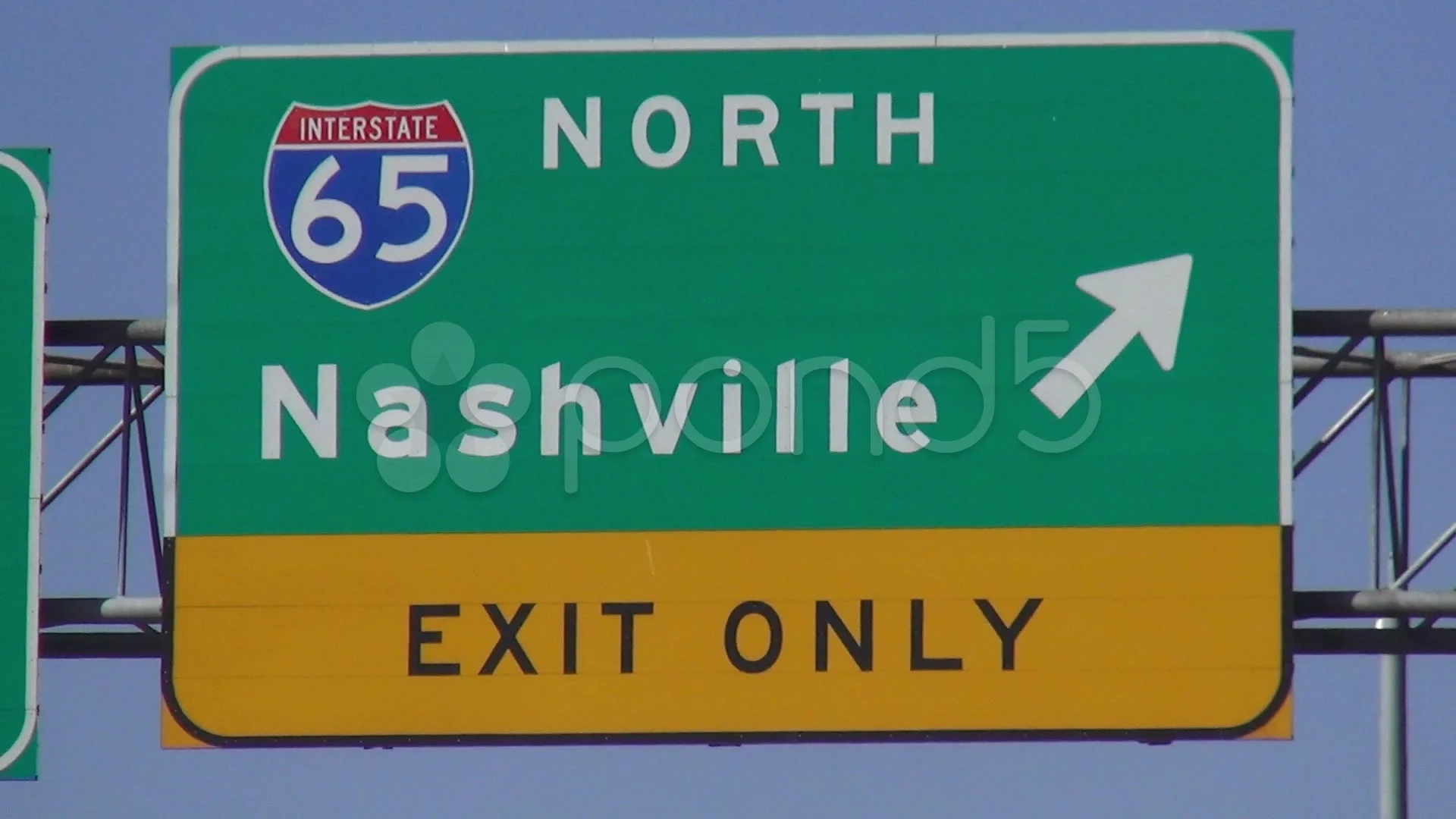 Nashville Tennessee Road Sign