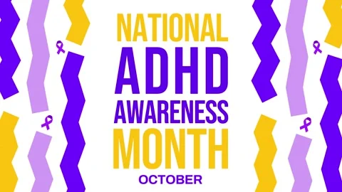 National ADHD Awareness Month background... | Stock Video | Pond5