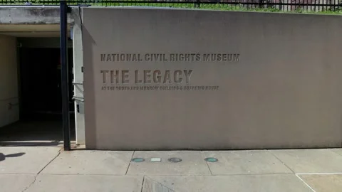 National Civil Rights Museum sign in Mem... | Stock Video | Pond5