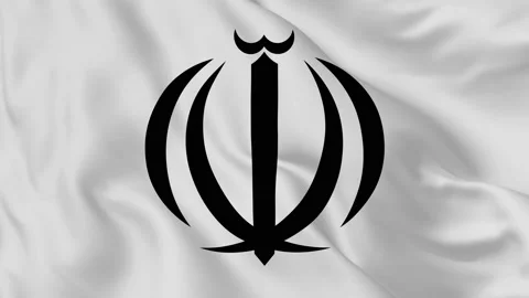 national emblem or symbol of Iran in wav... | Stock Video | Pond5