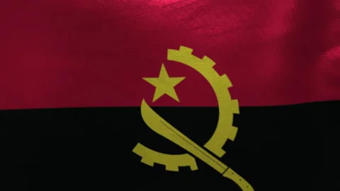 National Flag of Angola. 3d Animation. 4... | Stock Video | Pond5