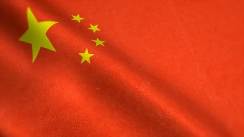 National Flag of China - Windy Chinese F... | Stock Video | Pond5