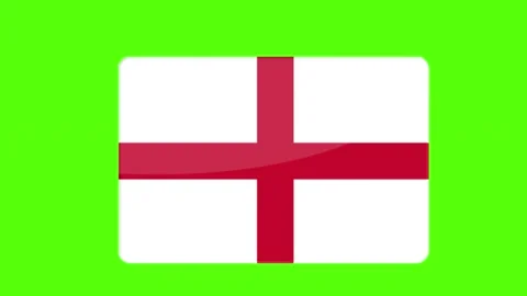 National flag of England appearing on th... | Stock Video | Pond5