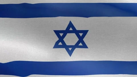 National Flag of Israel, Seamless loop I... | Stock Video | Pond5
