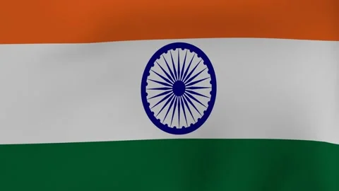 National Flag in the Wind - Looping Anim... | Stock Video | Pond5