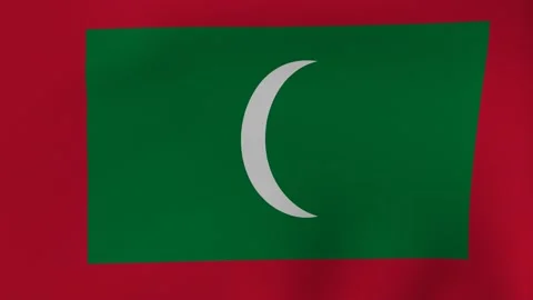 National Flag in the Wind - Looping Anim... | Stock Video | Pond5