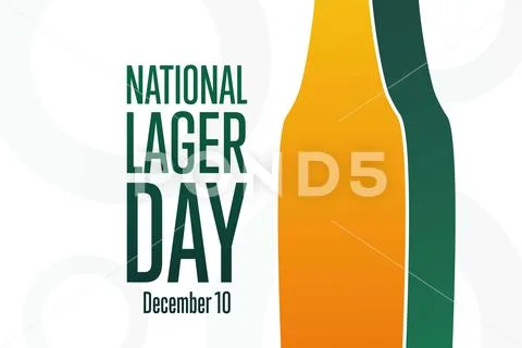 National Lager Day. December 10. Holiday concept. Template for ...