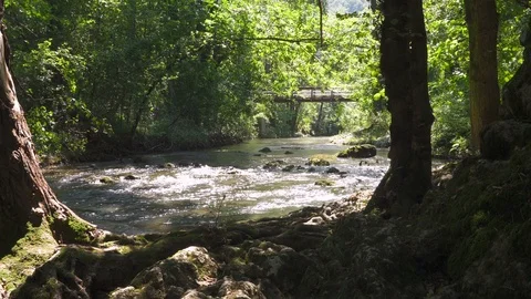 National park nature resort mountain riv... | Stock Video | Pond5