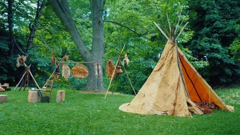 Native American Housing Stock Footage ~ Royalty Free Stock Videos | Pond5