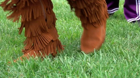 Native American feet dance in time with ... | Stock Video | Pond5